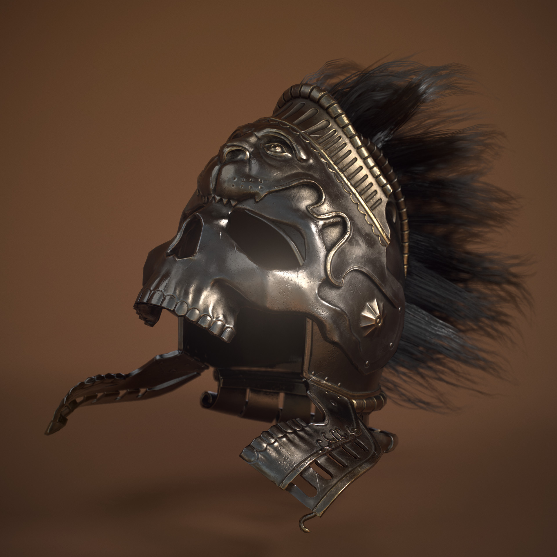 مدل سه بعدی کلاه خود پادشاه King Gaiserics - مغزابزار